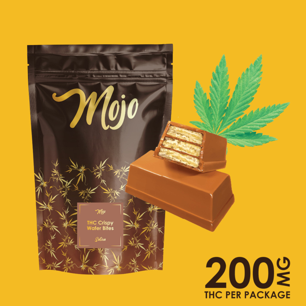 Buy Snacks Crispy Wafer Bites Non-Ratio | 200MG THC | Mojo | Cannabis ...