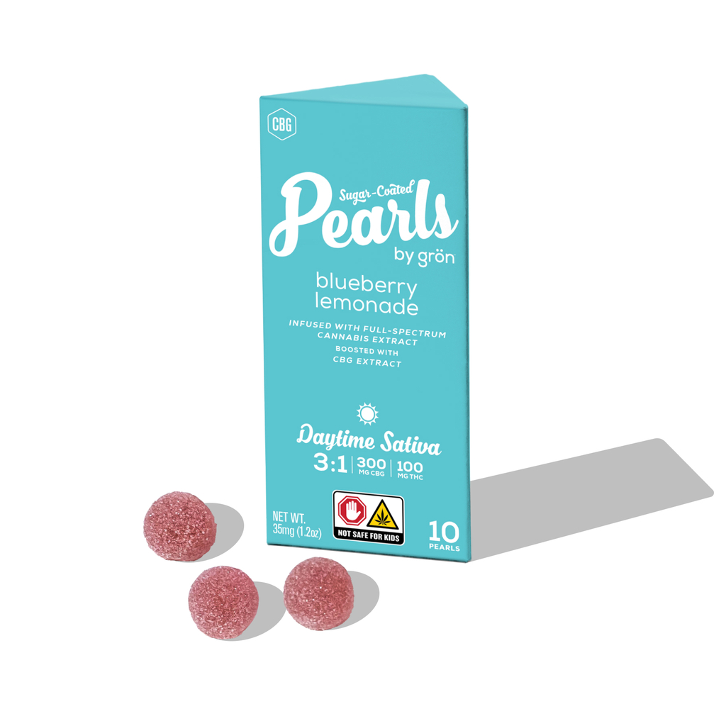 Buy Blueberry Lemonade Pearls | 3:1 CBG/THC 10 Pack | 100mg Gummies ...