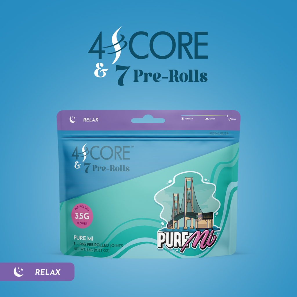 Buy Pure MI Joint - Multipack | 0.5 g x 7 Pack | 4score | Cannabis Detroit