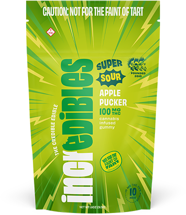 Buy Super Sour Apple Pucker Soft Lozenges | 100mg / 10pk | Incredibles ...